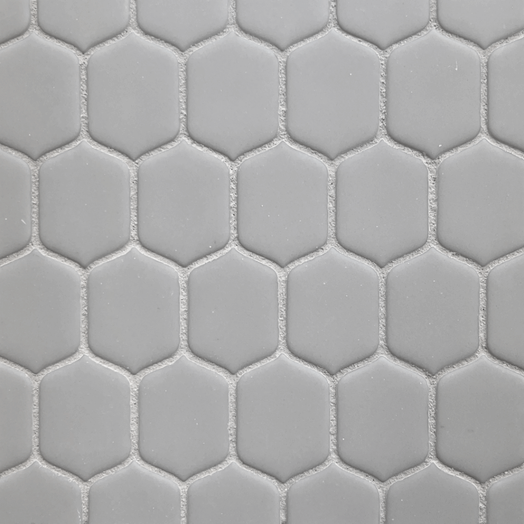 Shoal - Foam | Glass Tile - Micro Hex Mosaic