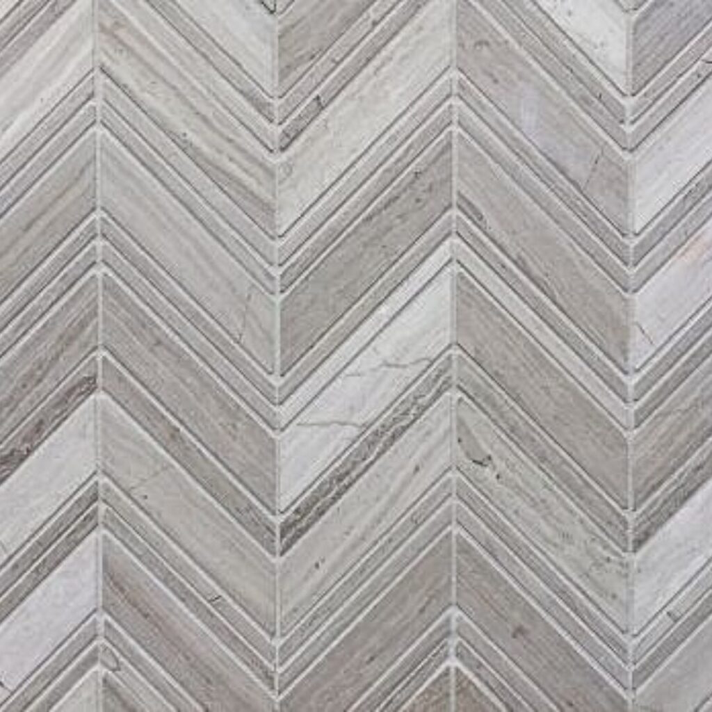 London Calling | Lost The Pilot Mosaic - Mist | Renaissance Tile and Bath