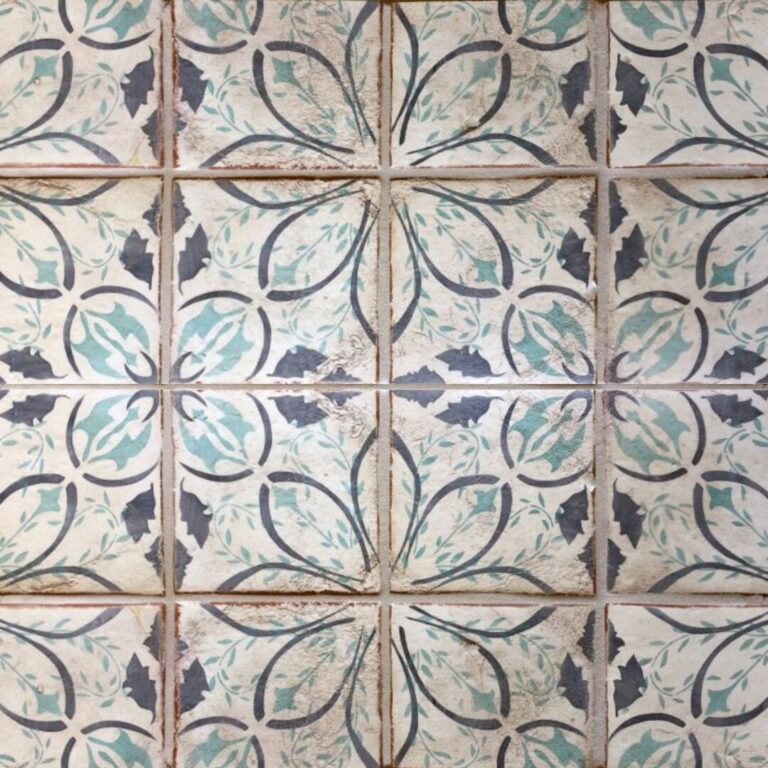 Paris Metro - Off-white | Terra Cotta - 6x6 in. Decorative Field Tile ...