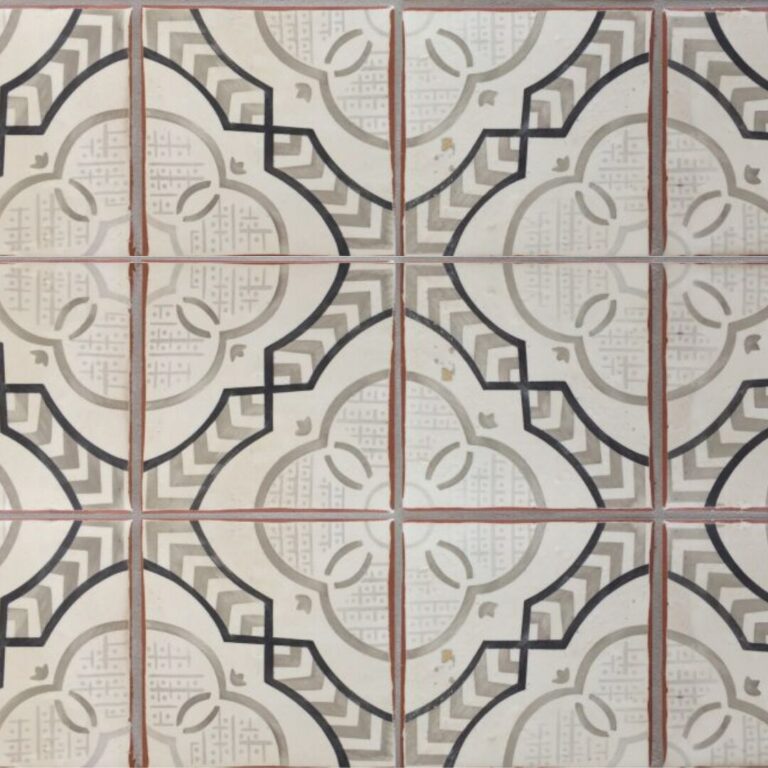 Paris Metro - Off-white | Terra Cotta - 6x6 in. Decorative Field Tile ...