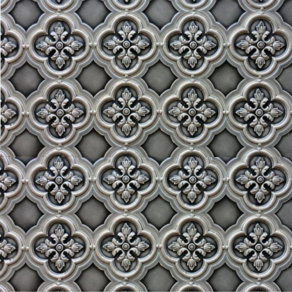 Motif Pattern A | 6x6 in. Ceramic Field Tile | Renaissance Tile and Bath