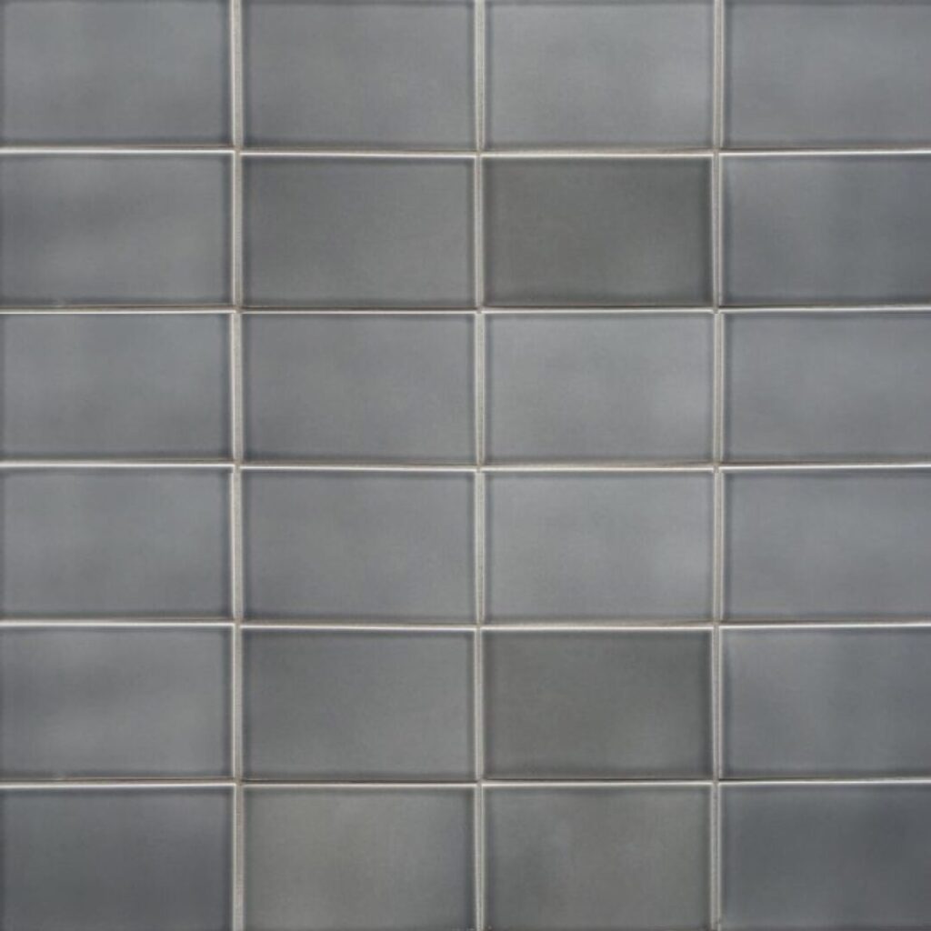 Japonaise - 1x1 in. Pewter Arsenic Natural | Glass Field Tile ...