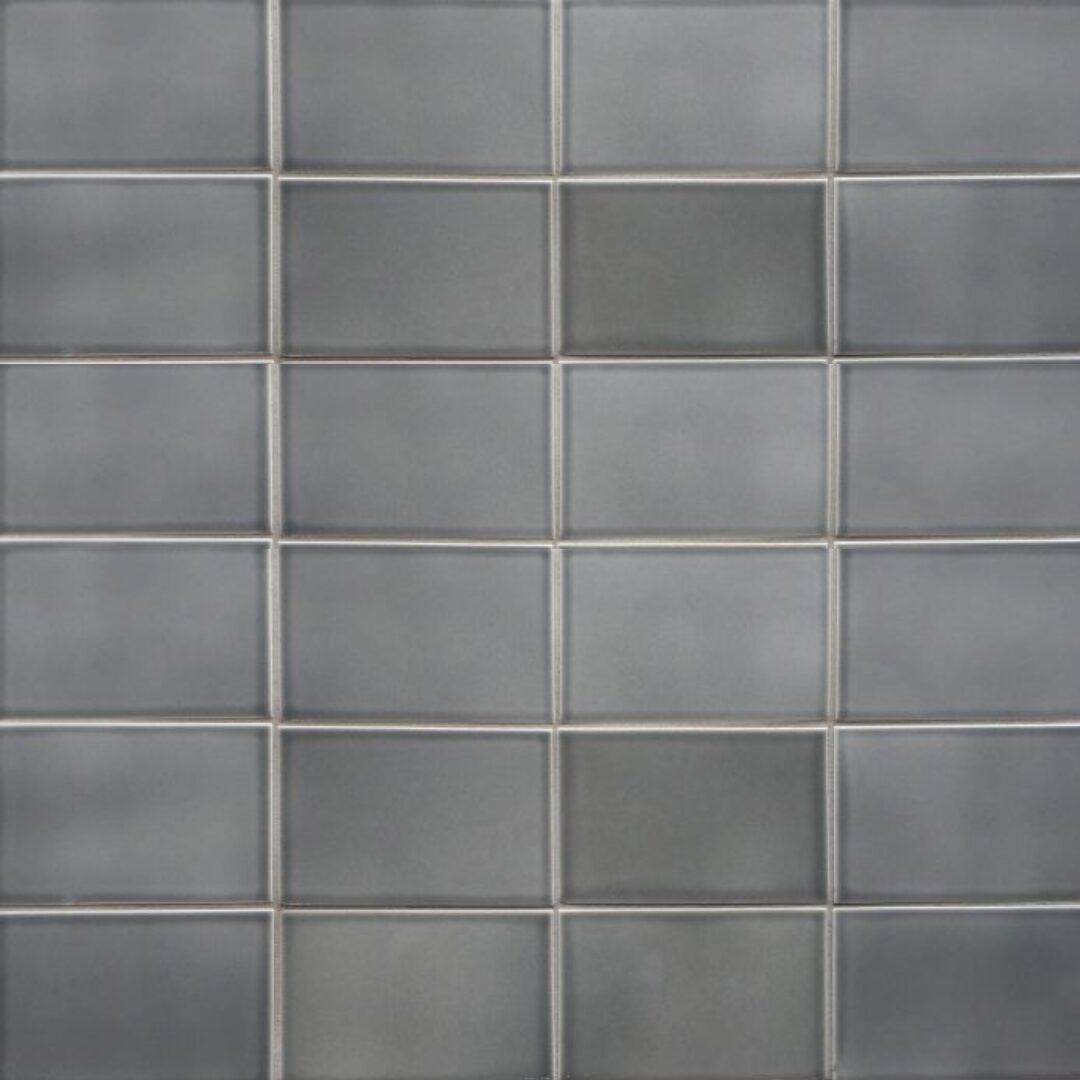 Japonaise - 1x1 in. Pewter Arsenic Natural | Glass Field Tile ...