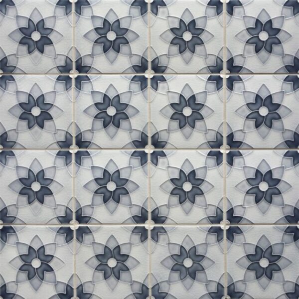 Motif Pattern A | 6x6 in. Ceramic Field Tile | Renaissance Tile and Bath