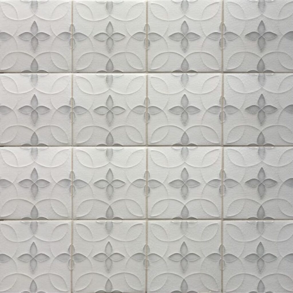 Motif Pattern A | 6x6 in. Ceramic Field Tile | Renaissance Tile & Bath