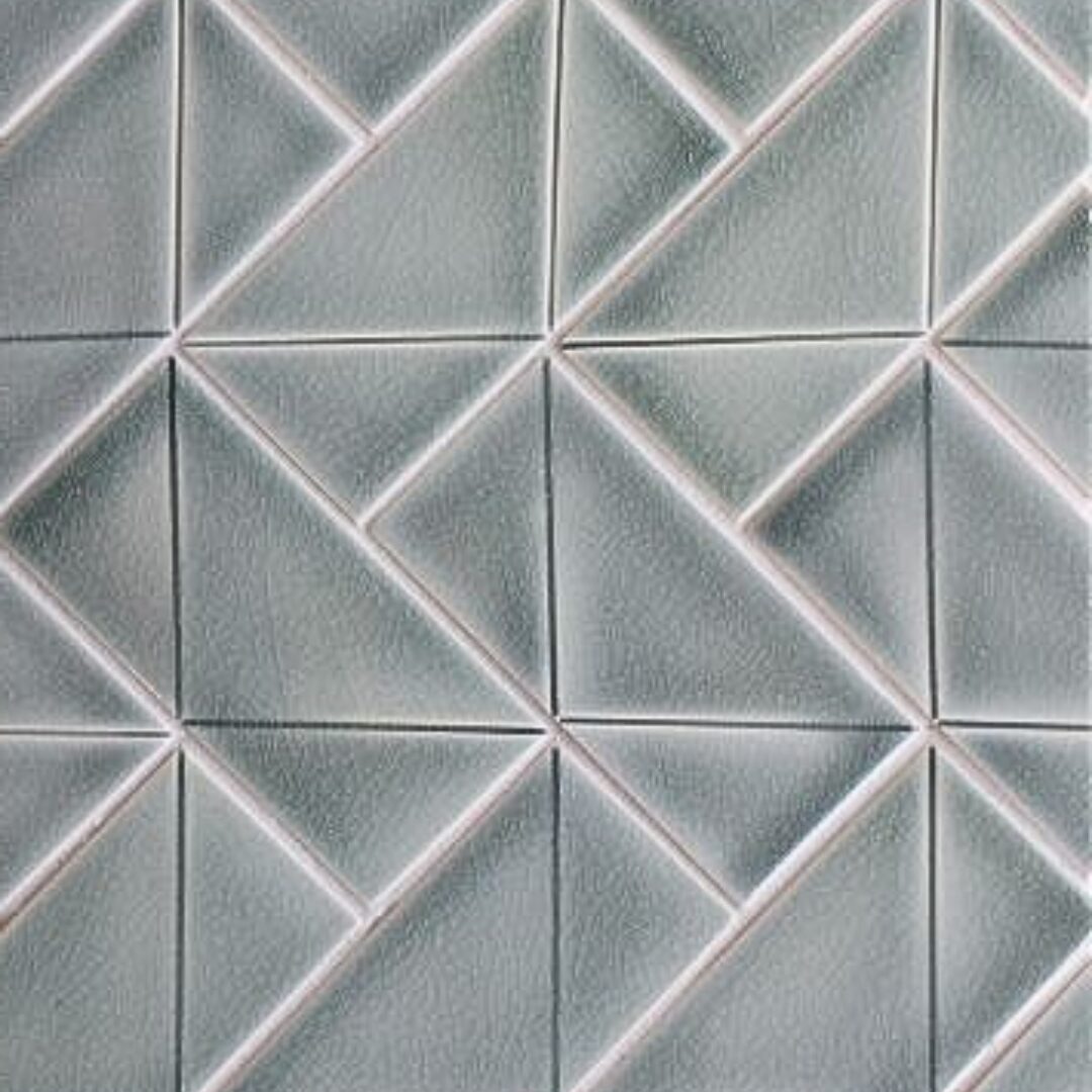 Small Fan Pattern - Monochrome | Ceramic Field Tile | Renaissance Tile ...