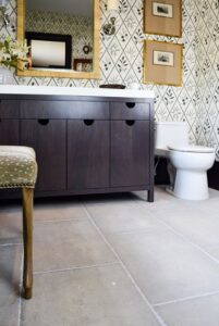 Montpellier Bar Gris | Limestone - 16x24x5/8 in. Field Tile ...