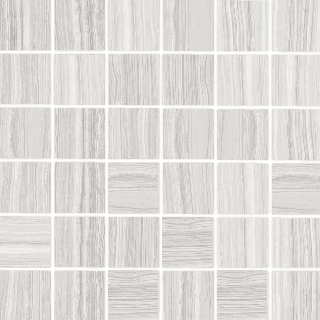 Strata - Blanc | Porcelain - 2x2 in. Straight Joint Mosaic ...