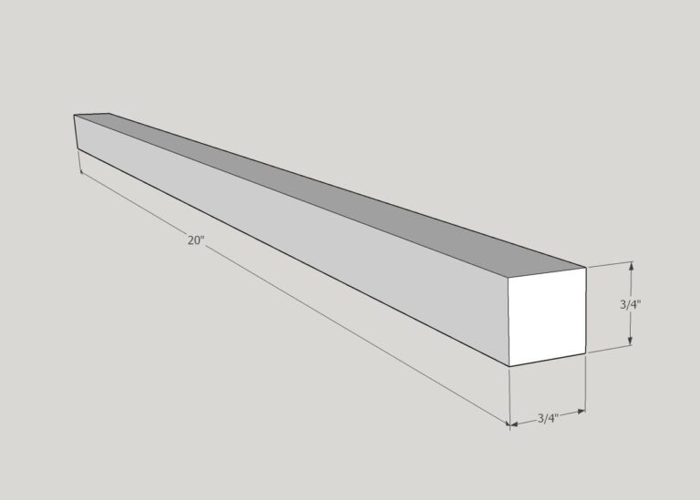 Titanium | Travertine - 20 in. Flat Liner-Empire Moulding | Veincut ...