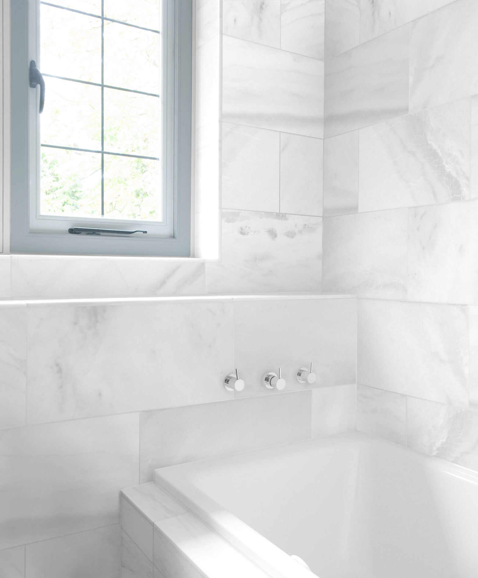 Bianco Luna | Marble - 12x24 in. Field Tile | Honed/Polished ...