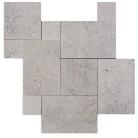 London Grey | Limestone - Manoir Pattern | Flamed (5/8" Thick ...