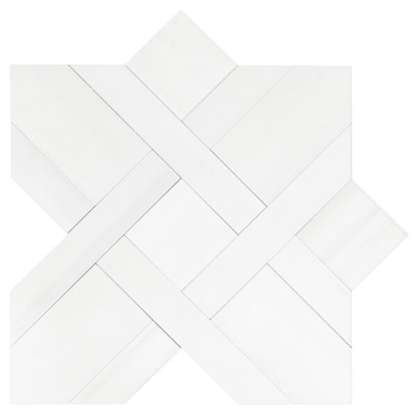 White Elegant Select (Dolomite) | Marble - Urban Parquet Mosaic | Soft ...