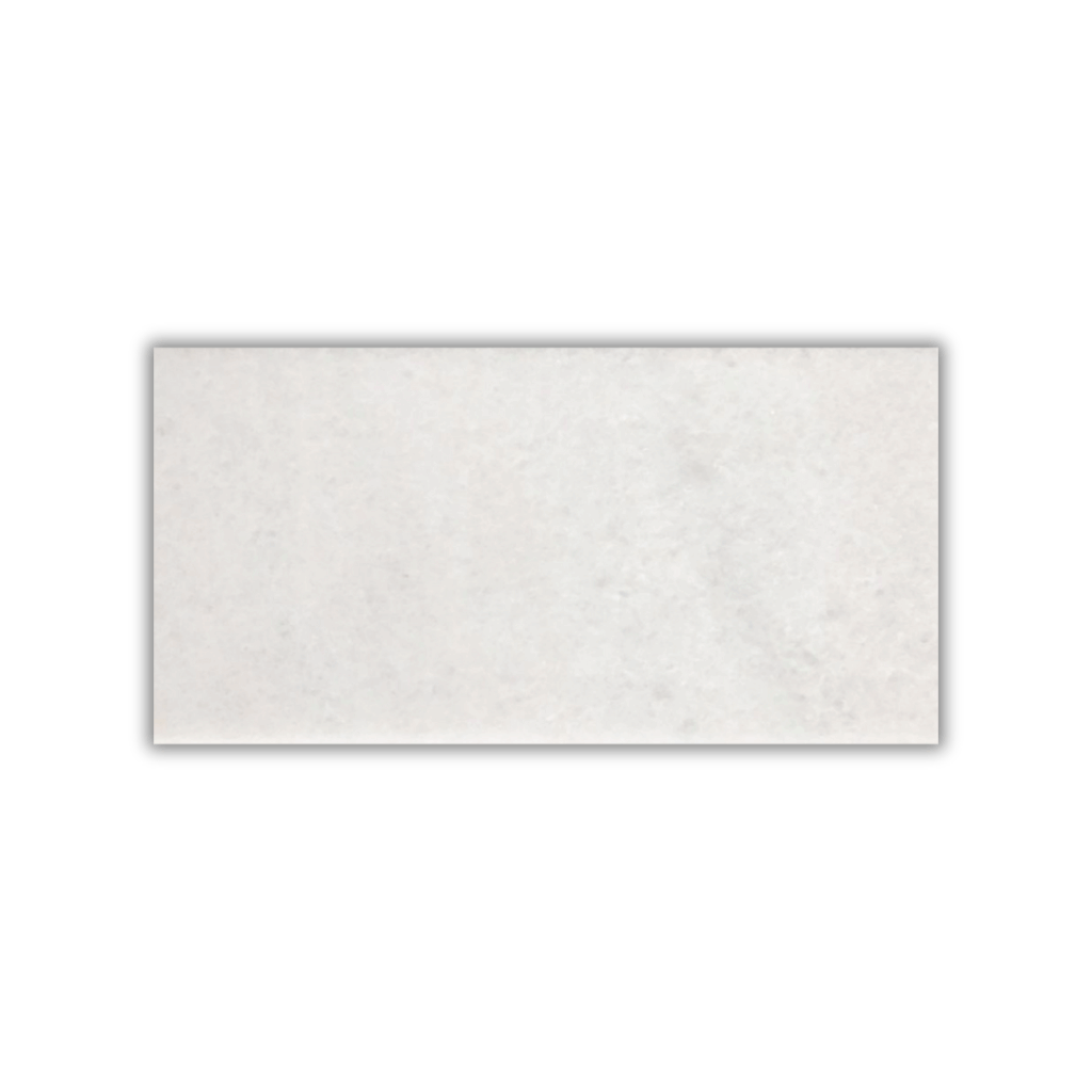 White Crystaline | Marble - 12x24 in. Field Tile | Honed/Polished (1/2 ...