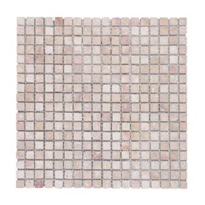 Sunstone | Limestone - 2x2 in. Straight Joint Mosaic | Tumbled ...