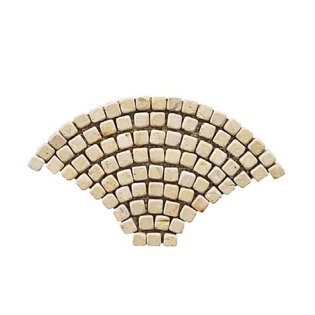 Rojo Alicante | Marble - Riverstone Mosaic w/ Renaissance Bronze ...