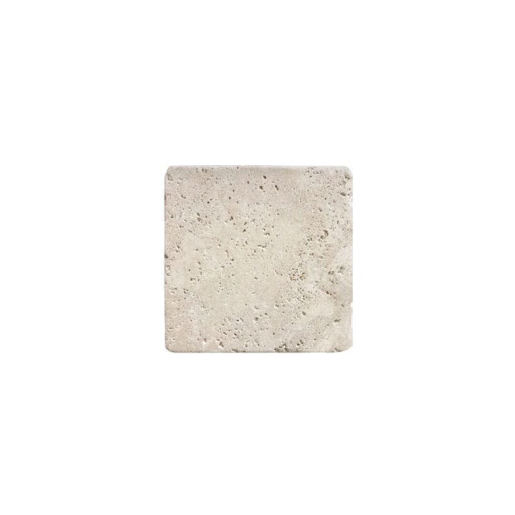 Durango | Travertine - 6x6 in. Field Tile | Tumbled (1/2" Thick ...