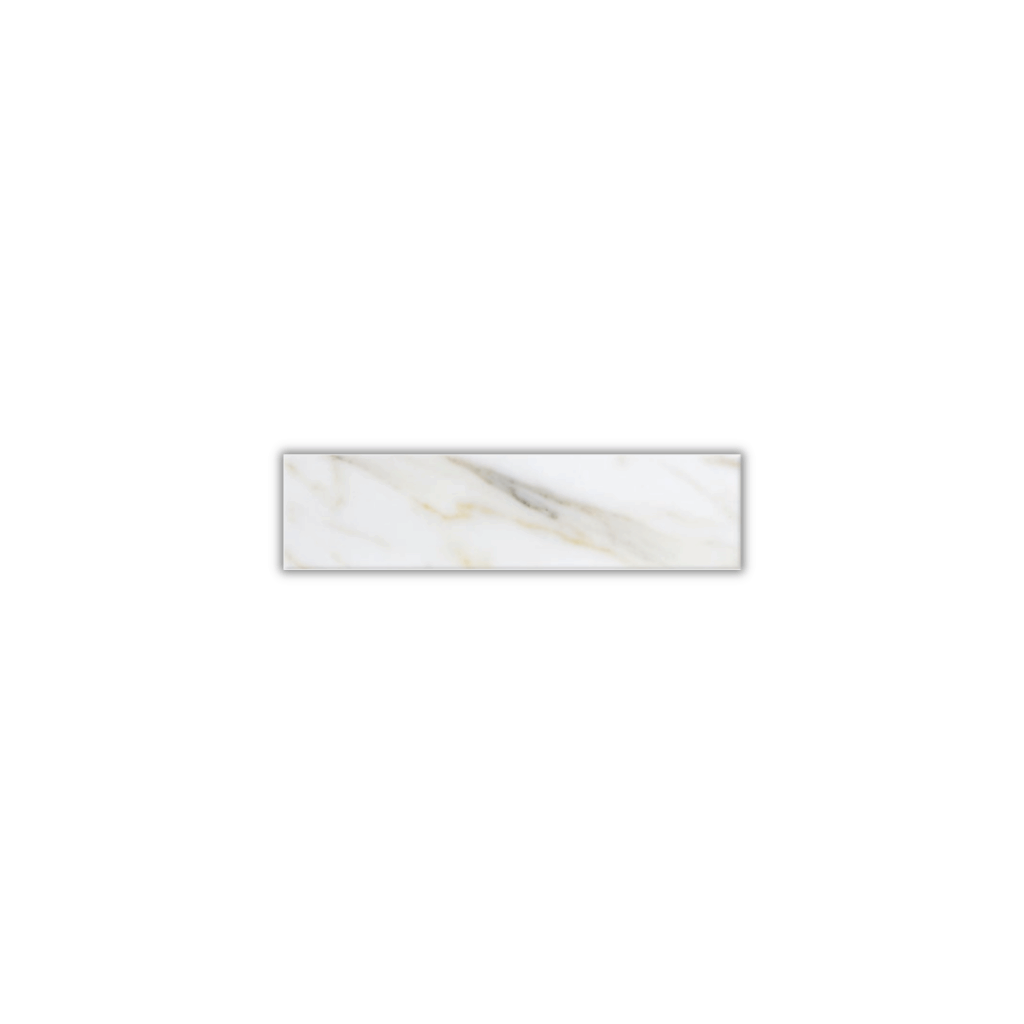 Calacatta | Marble - 2x8 in. Field Tile | Soft Pillowed Edge ...