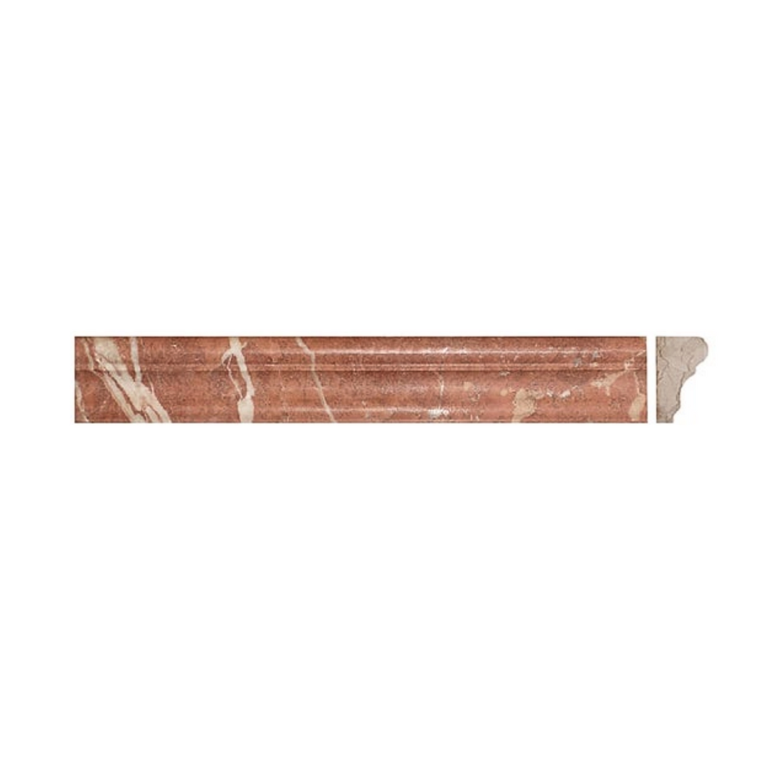 Rojo Alicante | Marble - Riverstone Mosaic w/ Renaissance Bronze ...