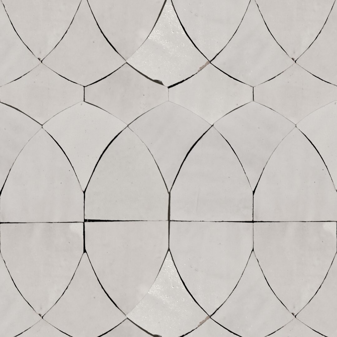 Zellige Oasis - Drift | Terra Cotta – Fret Pattern Mosaic Tile ...