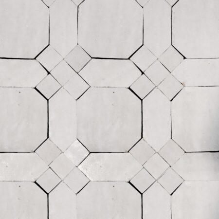 Zellige Oasis - Drift | Terra Cotta – Fret Pattern Mosaic Tile ...