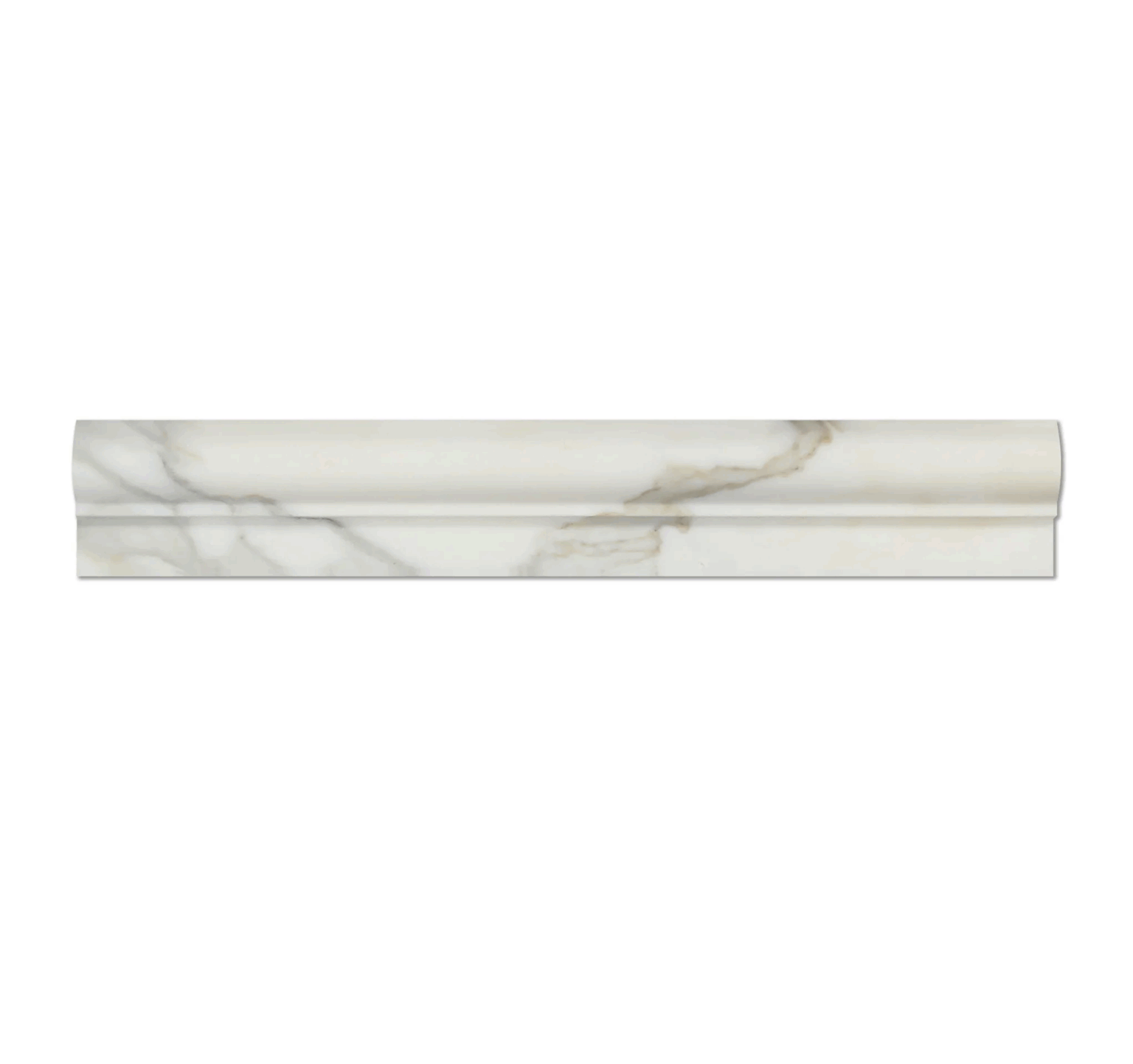 Grandview - Astor Gold | Marble - 2x12x1 1/8 in. Chair Rail Moulding ...